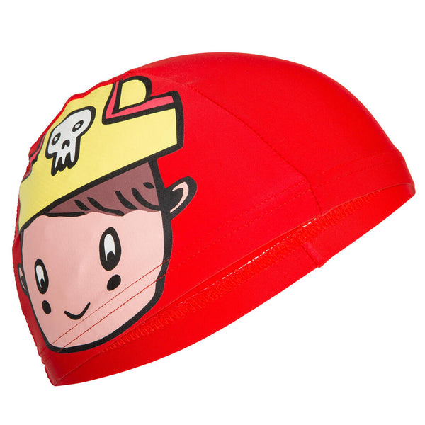 MESH P SWIM CAP - PIRATE RED | Decathlon Lebanon